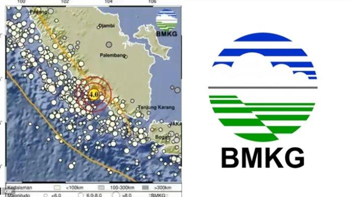 Gempa M 4.0 Guncang Kaur Bengkulu Hari Ini, Cek Kedalaman hingga Pusat Gempa Terkini via BMKG ...