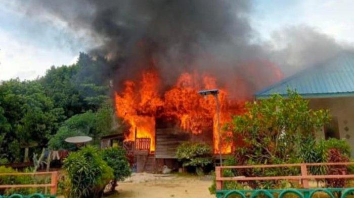 2 Rumah di Desa Sri Nanti Nunukan Kaltara Ludes Terbakar, Kerugian Materill Capai Rp500 Juta ...