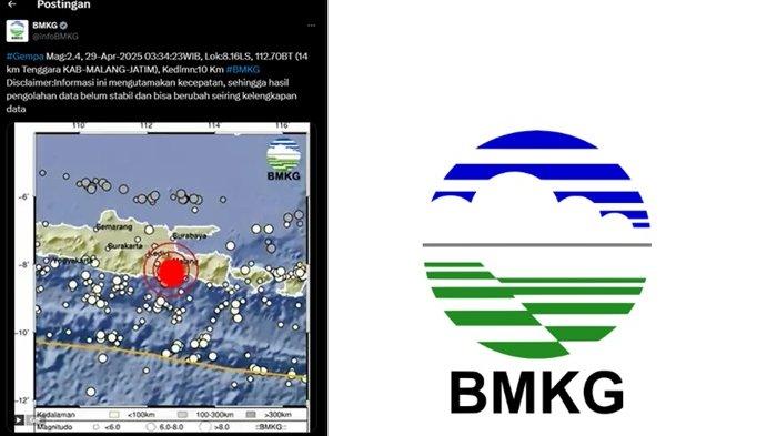Gempa Terkini Malang Jawa Timur Hari Ini Kedalaman 10 Km, Lihat Penjelasan BMKG soal Gempa Bumi ...