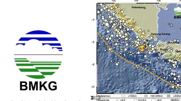 Gempa Bumi M 4.0 Guncang Tanggamus Lampung Kedalaman 10 Km, Cek Pusat Gempa Terkini via BMKG ...