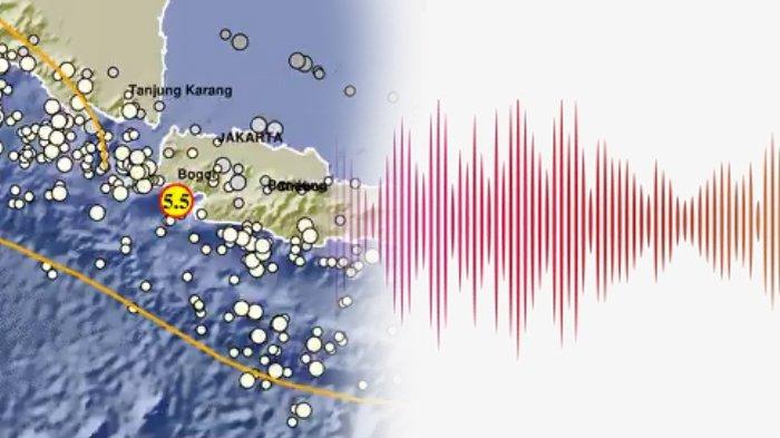 Gempa Terkini Berkekuatan M 5 5 Guncang Banten Kedalaman 12 Km Getaran