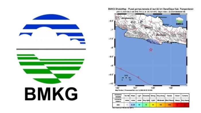 Gempa Magnitudo 4.2 Guncang Pangandaran Jawa Barat Hari Ini, Getaran Terasa Hingga Garut ...