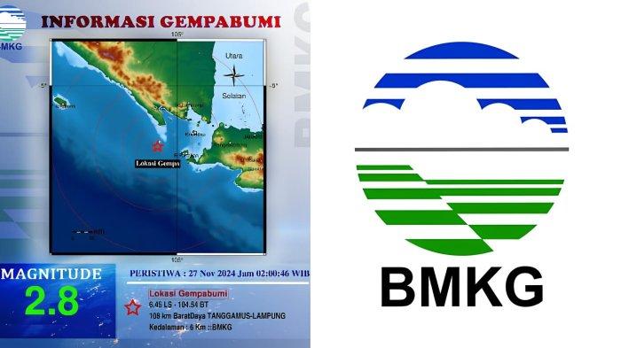 BMKG: Gempa Hari Ini Hantam Tanggamus Lampung Kedalaman 6 Km, Cek Pusat Gempa Terkini dan ...