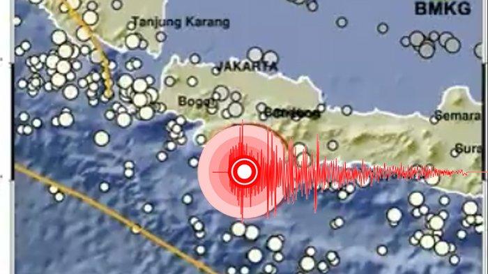 Gempa M 3.6 Guncang Kabupaten Bandung Jawa Barat, BMKG Catat Titik Koordinat di Laut Selatan ...