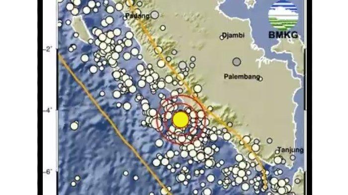 Update Gempa Terkini Guncang Bengkulu Selasa 5 September 2023, Cek Magnitudo dan Imbauan BMKG ...