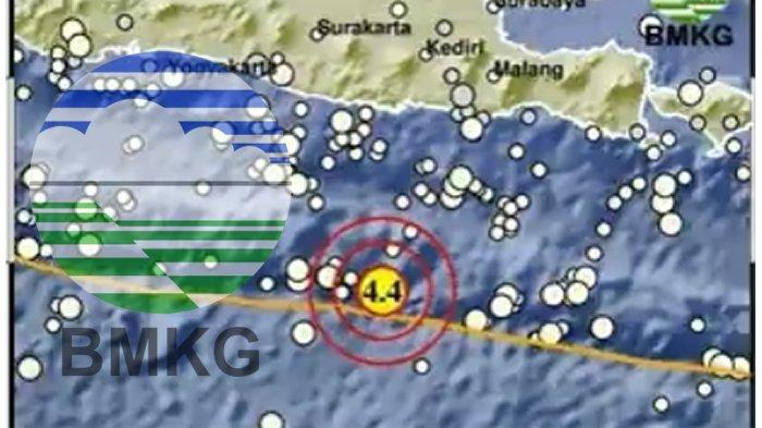 Gempa Guncang Pacitan Jawa Timur Magnitudo 4.4 Kedalaman 10 Km, Cek Imbauan BMKG - Tribunkaltara.com