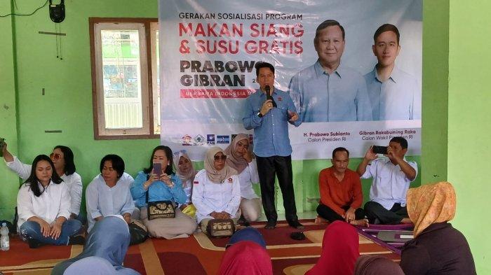 Kampanye Perdana Prabowo-Gibran, Gerindra Bulungan Bagikan Makan Siang dan Susu Gratis ...