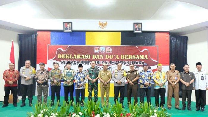 Kapolda Kaltara Irjen Pol Hary Sudwijanto Hadiri Deklarasi Pilkada Damai dan Doa Bersama ...