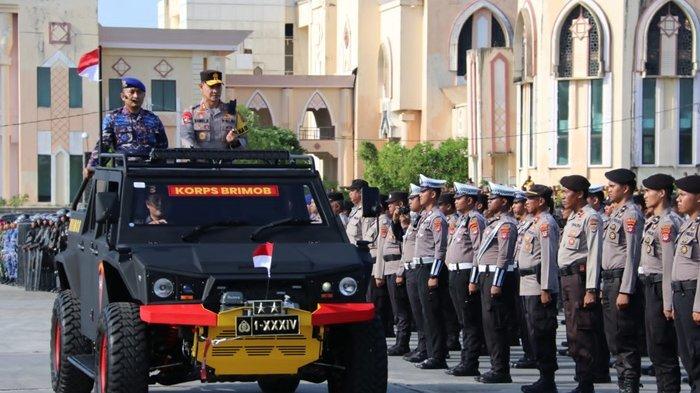 Wujud Kesiapan Pengamanan Pemilu 2024, Polda Kaltara Gelar Sispamkota di Tarakan - Tribunkaltara.com