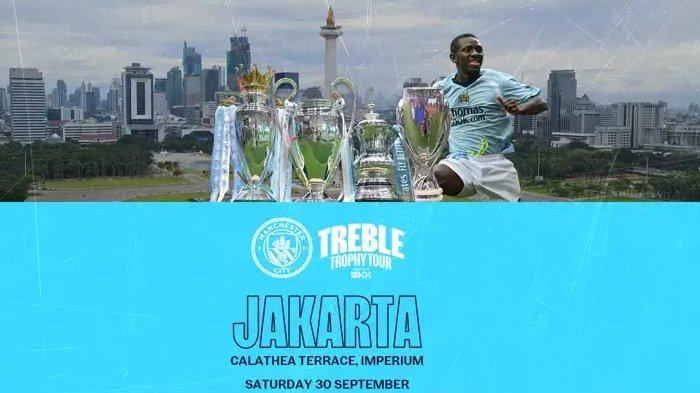 Manchester City Pamer Treble di Trophy Tour Jakarta, Bawa Shaun Wright ...