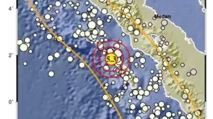 BMKG: Gempa Terkini M 5.3 Guncang Barat Laut Nias Utara Sumatera Utara, tak Berpotensi Tsunami ...