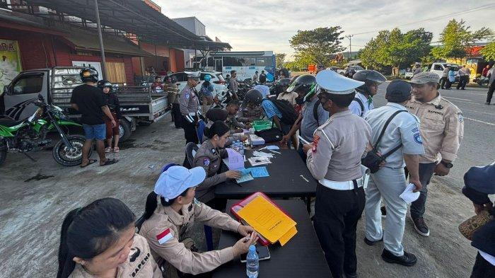 Terjaring Operasi Gabungan P2KB di Malinau Kaltara, 160 Kendaraan Terdata Nunggak Pajak ...