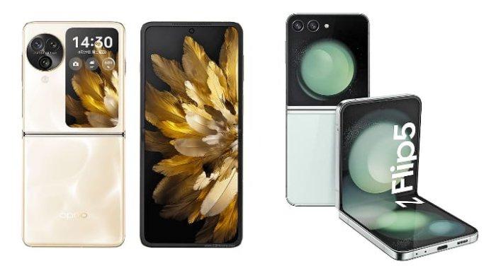 Adu Spesifikasi Oppo Find N3 Flip vs Samsung Galaxy Z Flip 5, Harga HP ...