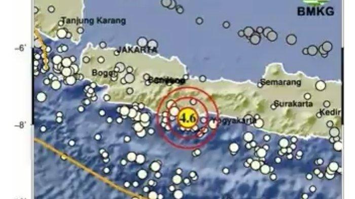 Pangandaran Jawa Barat Gempa Bumi M 4.6 Malam Ini, Cek Pusat Gempa Terkini 2 Menit Lalu via BMKG ...