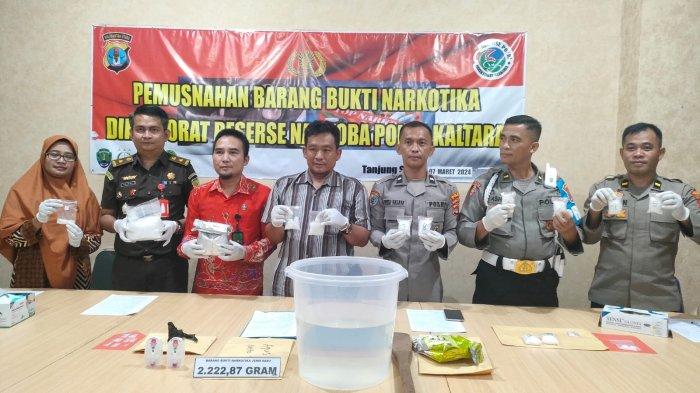 Dit Resnarkoba Polda Kaltara Musnahkan 2 Kg Sabu, Hasil Sitaan 4 Kasus di Tarakan dan Bulungan ...