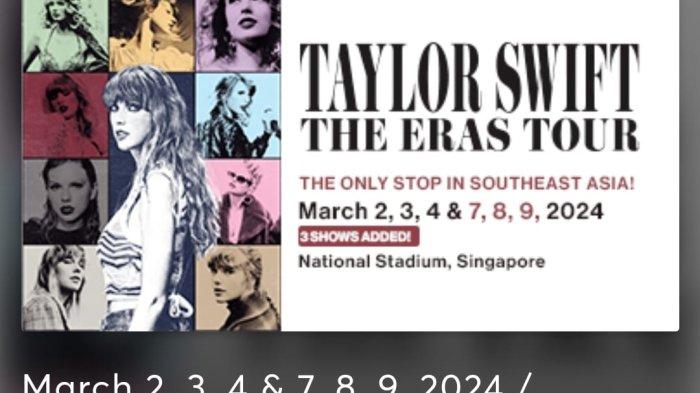 Swifties Siap Ticket War? General On Sale Konser Taylor Swift Singapore ...