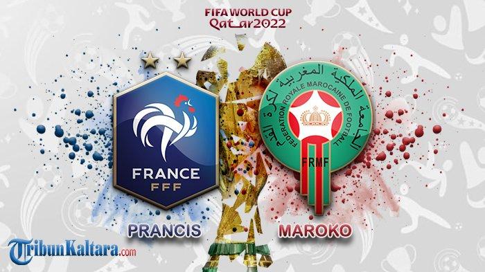 Prancis vs Maroko di Piala Dunia 2022, Bek AC Milan Theo Hernandez Cetak Gol Cepat, Skor 1-0 ...