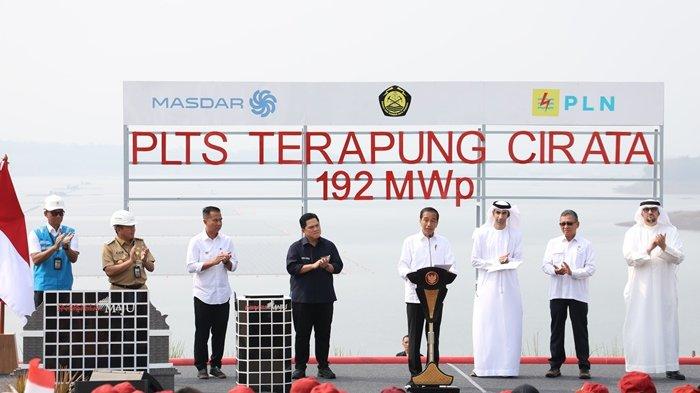 Presiden Joko Widodo Resmikan PLTS Terapung Cirata 192 MWp, Terbesar di Asia Tenggara ...