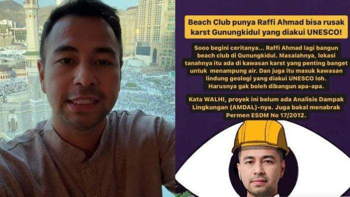 Petisi Tolak Pembangunan Beach Club Gunungkidul Ramai, Raffi Ahmad Ungkap Mundur dari Proyek ...