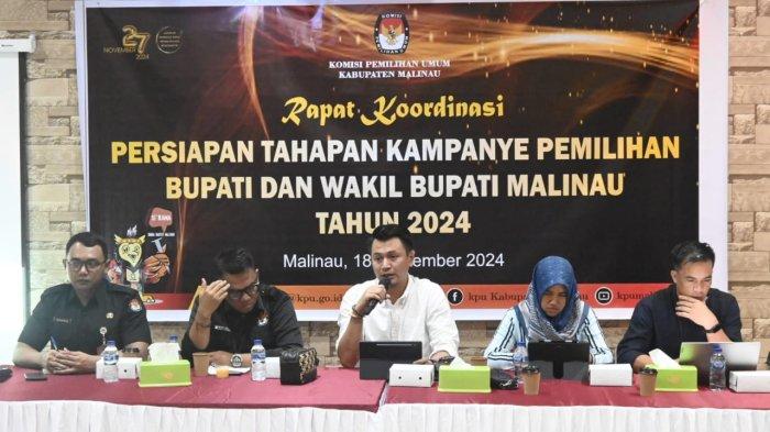 KPU Gelar Rakor Titik Pemasangan Alat Peraga Kampanye, Jelang Pilkada Malinau 2024 ...