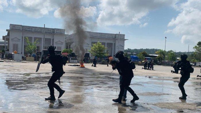 Wujud Kesiapan Pengamanan Pemilu 2024, Polda Kaltara Gelar Sispamkota di Tarakan - Tribunkaltara.com