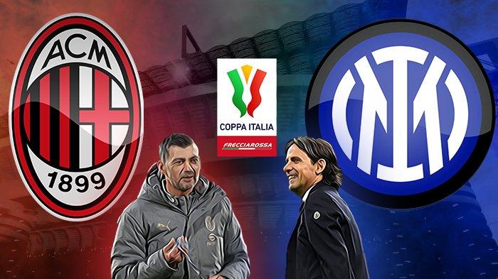 Babak Pertama AC Milan vs Inter Milan di Coppa Italia, Leao dan ...