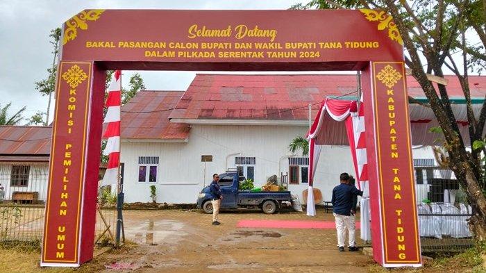 2 Bacalon di Pilkada Tana Tidung Mendaftar di Waktu Bersamaan, KPU: Upayakan Cegah Penumpukan ...