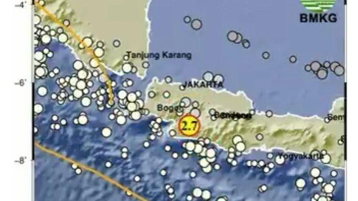 Gempa Terkini BMKG, Gempa Bumi Baru Saja Guncang Barat Daya Kota Sukabumi Jawa Barat, Cek ...