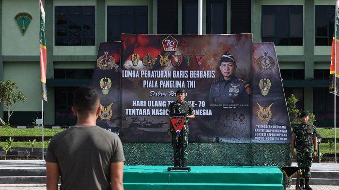 Meriahkan HUT ke-79 TNI, Yonif 613/Rja Gelar Lomba Baris Berbaris Antar Pelajar di Kota Tarakan ...