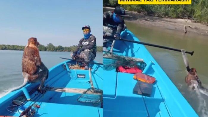 Dubbing Video Bekantan Naik Perahu, Content Creator asal Kaltara Ipung Viral, Warganet Terhibur ...