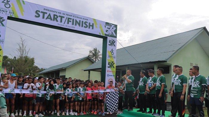 Fun Run 5K Meriahkan HUT ke-46 Yonif 613/RJA di Kota Tarakan Kalimantan ...
