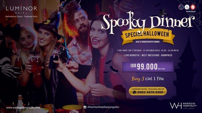 Sensasi Spooky Dinner Buffet di Skyrooftop Luminor Hotel Tanjung Selor ...