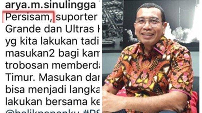 Salah Sebut Borneo FC jadi Persisam, Petinggi Pesut Etam Murka, Tuntut Arya Sinulingga Minta ...