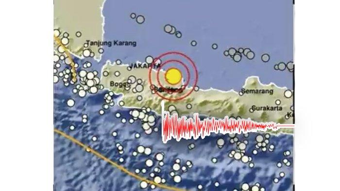 Gempa Guncang Indramayu Jawa Barat, Kedalaman 11 km di Darat, Cek Magnitudo dan Imbauan BMKG ...