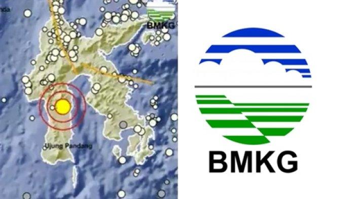 Gempa Terkini BMKG, Gempa Bumi Baru Saja Guncang Timur Laut Sidrap Sulawesi Selatan, Cek ...