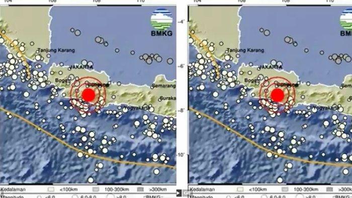 BMKG: Tenggara Bandung Jawa Barat Dihantam Gempa Hari Ini Kedalaman 10 Km, Cek Pusat Gempa ...