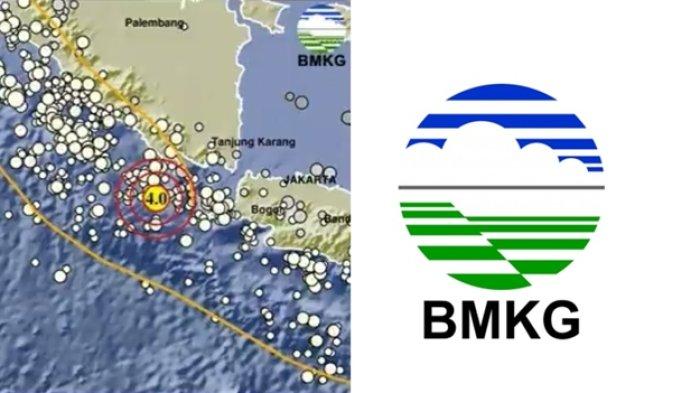 BMKG: Gempa Bumi M 4.0 di Barat Daya Tanggamus Lampung, Cek Pusat Gempa Terkini 2 Menit yang ...