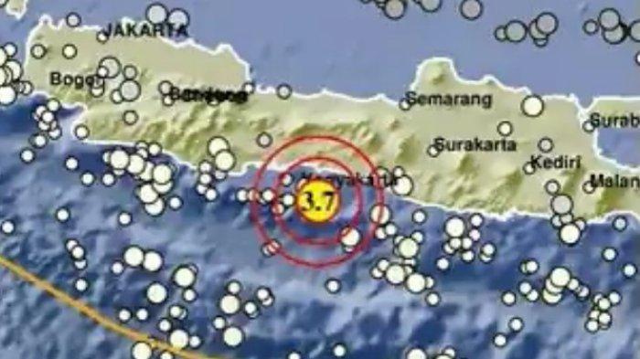 BMKG: Gempa Magnitudo 3.7 Getarkan Kebumen Jawa Tengah Hari Ini, Pusat Gempa Terkini 2 Menit ...