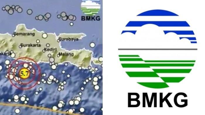 Gempa Terkini Baru Saja di Barat Daya Pacitan Jatim, Magnitudo 5.7, BMKG: tak Berpotensi Tsunami ...