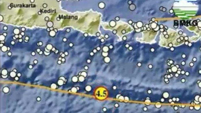 Gempa Hari Ini, BMKG: Gempa Magnitudo 4.5 Hantam Kuta Selatan Bali di Kedalaman 10 Km, Cek ...