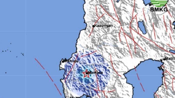 Info Gempa Terkini Pagi Ini, BMKG: Gempa Bumi Magnitudo 4.1 Guncang Daratan Mamasa, Cek ...