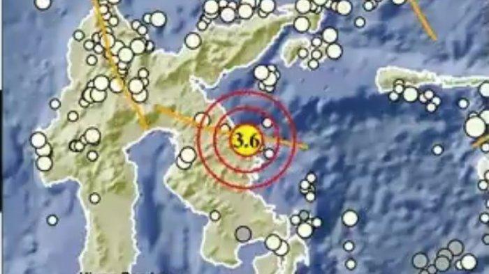 Gempa Terkini, BMKG: Baru Saja Gempa Magnitudo 3.6 Guncang Morowali Sulawesi Tengah, Cek ...