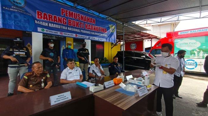 Sabu 1 Kilogram yang Dimusnahkan BNNP Kaltara Mau Dibawa ke Talisayan, Satu Pelaku Berhasil ...