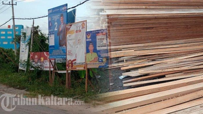 Permintaan Kayu untuk Baliho dan Percetakan Spanduk Kampanye di Tanjung ...