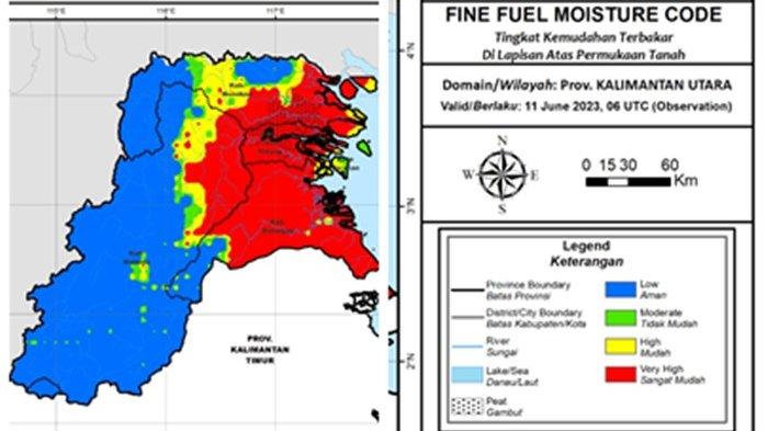 BMKG Rilis Fire Hotspot, Bulungan Zona Merah, Daerah Paling Rentan ...