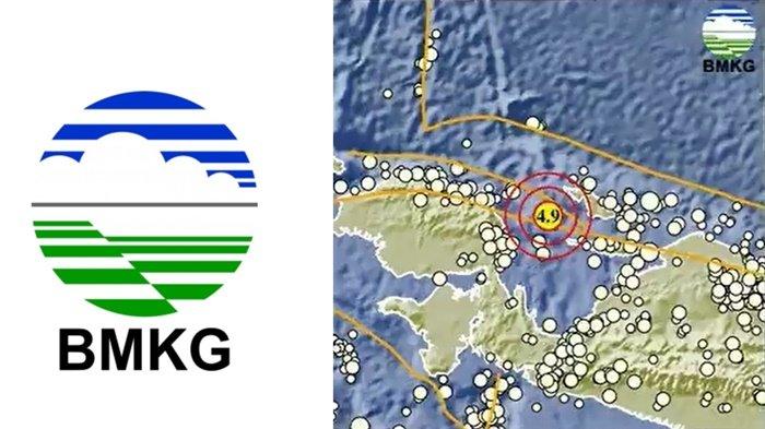 Baru Saja Gempa Bumi M 4.9 Hantam Supiori Papua, Cek Pusat Gempa Terkini 2 Menit yang Lalu via ...