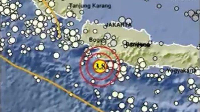 Gempa Magnitudo 3.8 Pagi Ini Hantam Sukabumi Jawa Barat, Cek Pusat Gempa dan Dampaknya dari BMKG ...