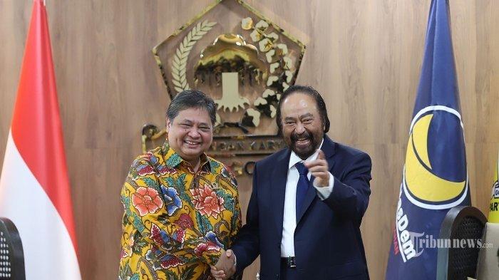 Surya Paloh Bertemu Airlangga, Nasdem Buka Peluang Gabung KIB ... Surya Paloh Bertemu Airlangga, Nasdem Buka Peluang Gabung KIB ...