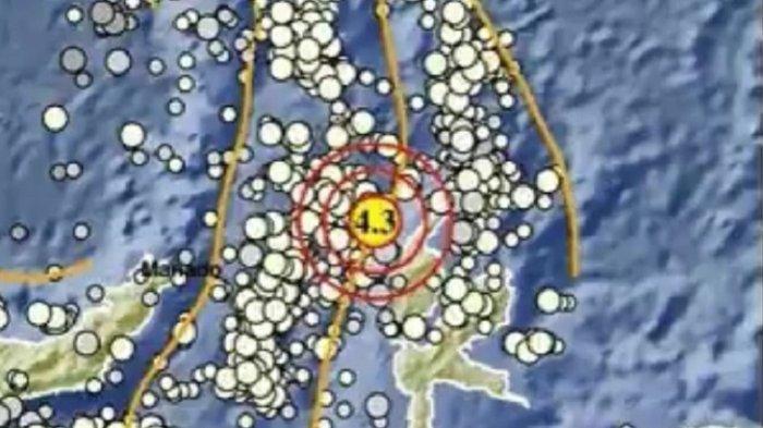 Info Gempa Terkini di Indonesia, Gempa Magnitudo 4.3 Getarkan Tobelo Maluku Utara, Cek Dampaknya ...