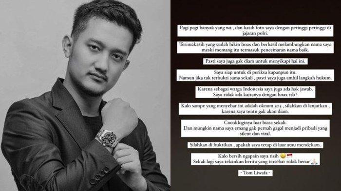 Tom Liwafa Dituding Terlibat Kasus Judi Online Ferdy Sambo, Crazy Rich ...